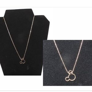 Jewelry | New Mickey Mouse Minimalist Necklace Gold Tone | Poshmark